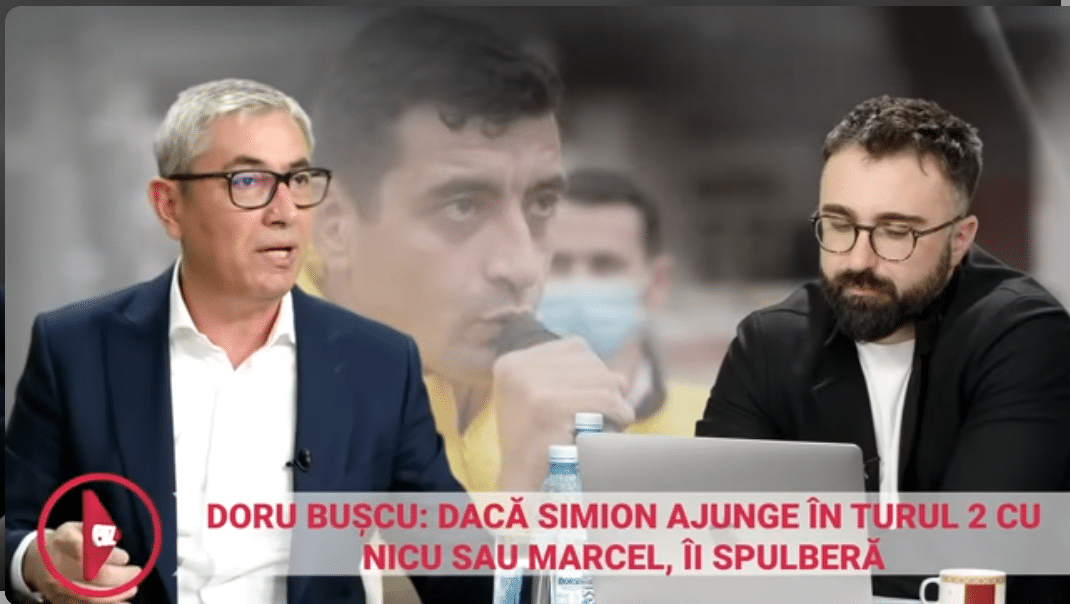 Doru Bușcu (Cațavencii): Dacă George Simion intră în turul II cu Nicu ...