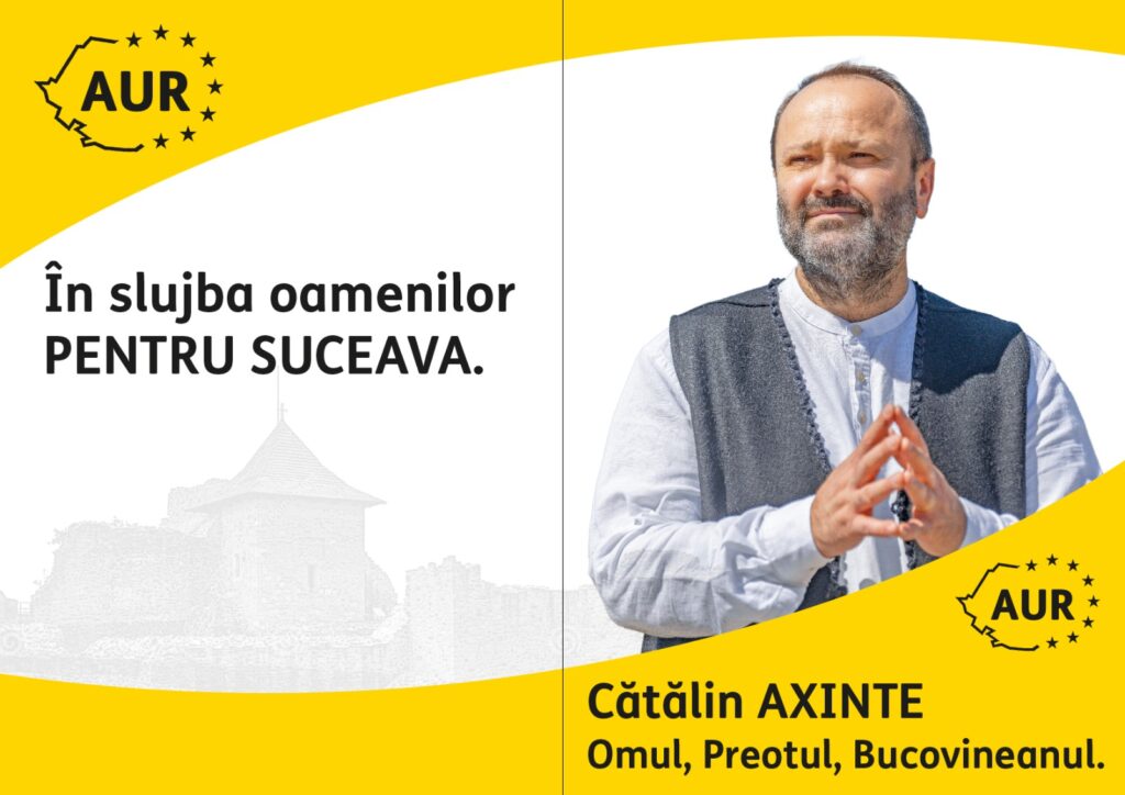 Pe 9 iunie votați Cătălin Axinte! AUR pentru Suceava! Liberalii și ...